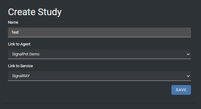 SignalPET App Manual upload