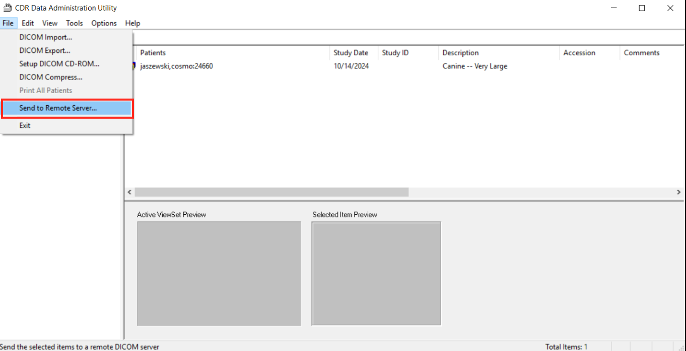 Schick Dental Software Manual Send Instructions