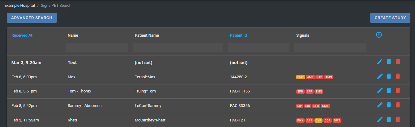 SignalPET App Manual upload